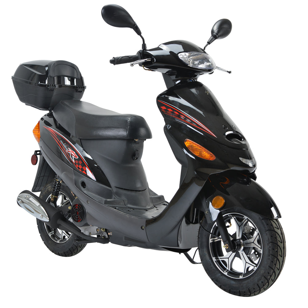 50cc Street legal Fully Automatic Scooter Moped Matching Trunk – DALLAS ...