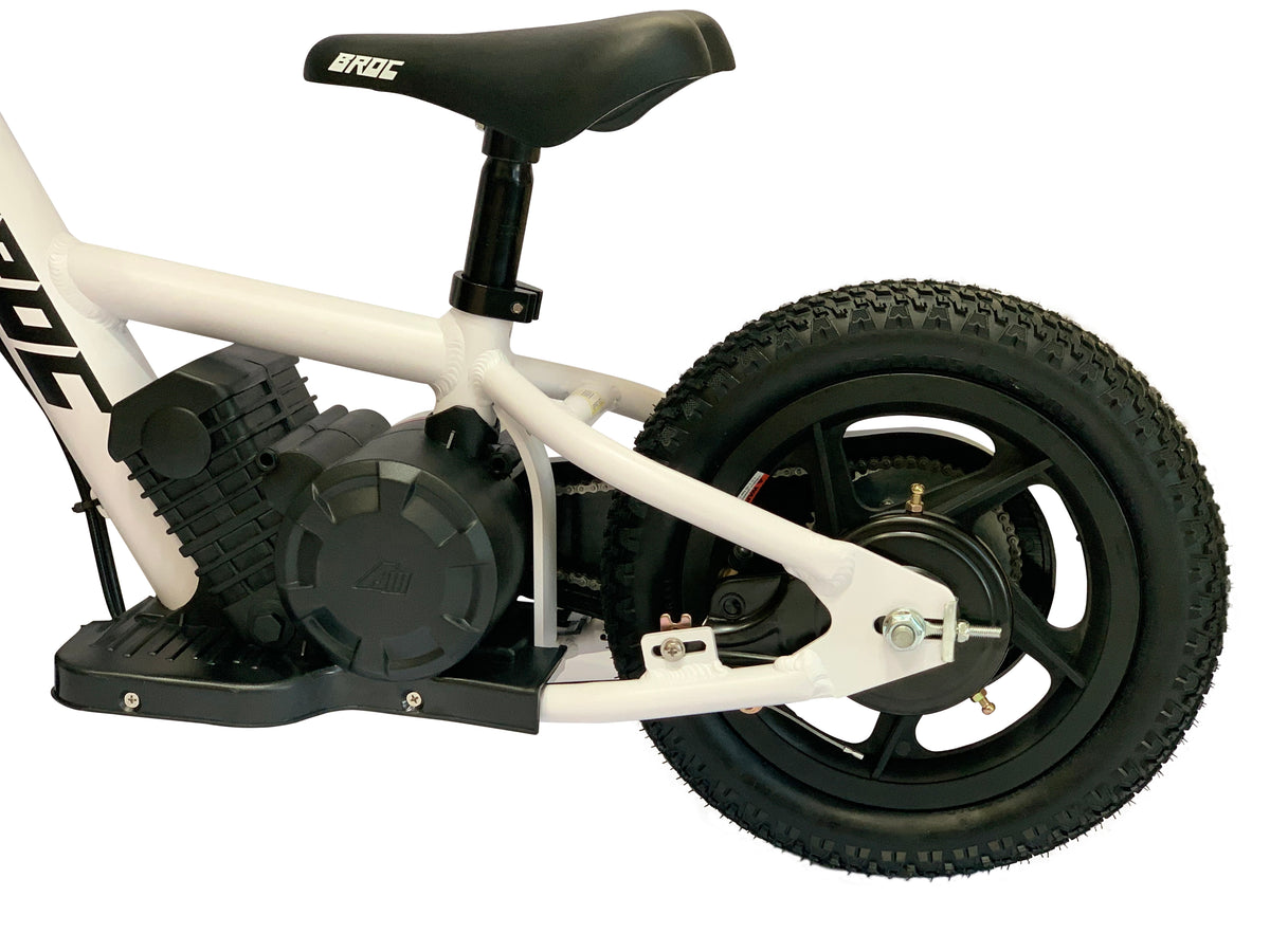 BROC USA 12-inch Balance E-Bike - White – DALLAS POWER SPORT